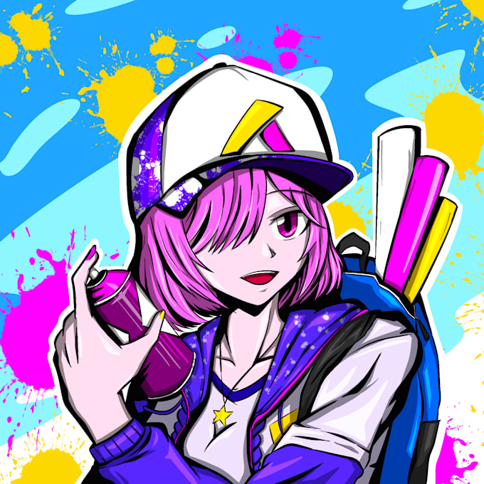 Draw anime style cartoons the way you love by Beaterinfinity | Fiverr