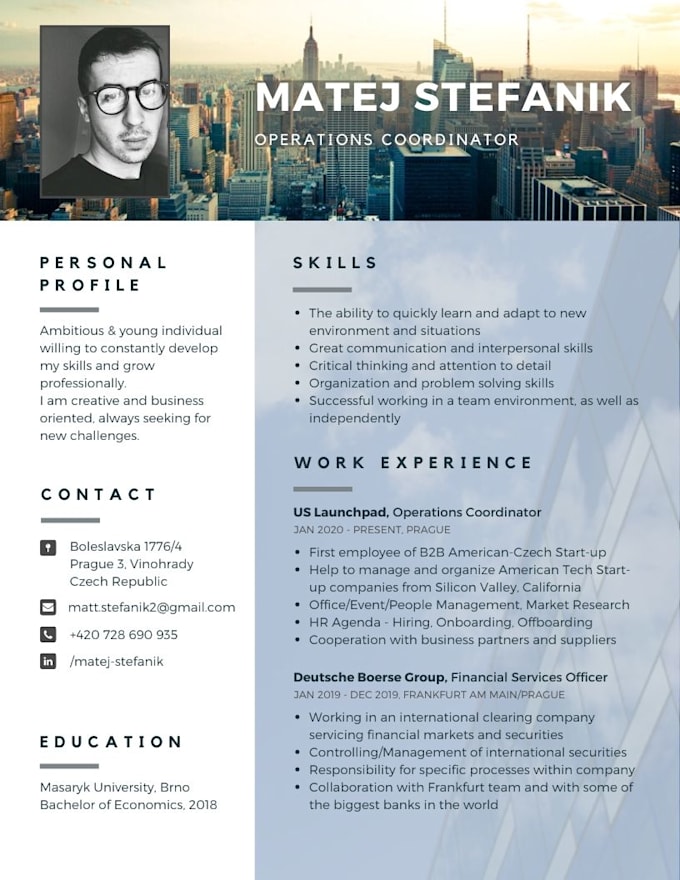 Create amazing cvs to get you a job of your dreams by Matt_stefanik ...