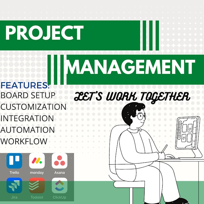 Set up a project management platform using asana, click up, notion by ...