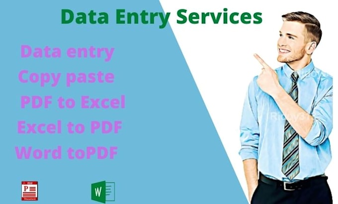 Do excel and google sheet data entry,copy paste,pdf to excel by Minhajul766488 | Fiverr