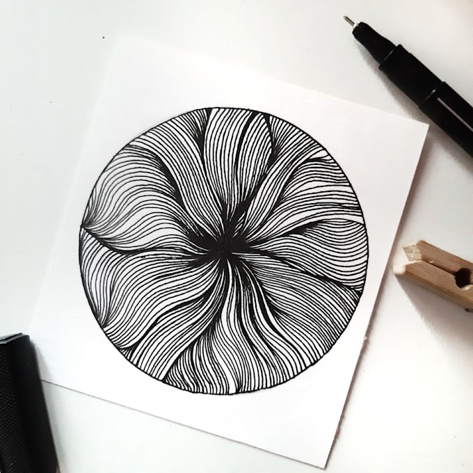 Create abstract line art for your home or office space by Suprithatejas ...