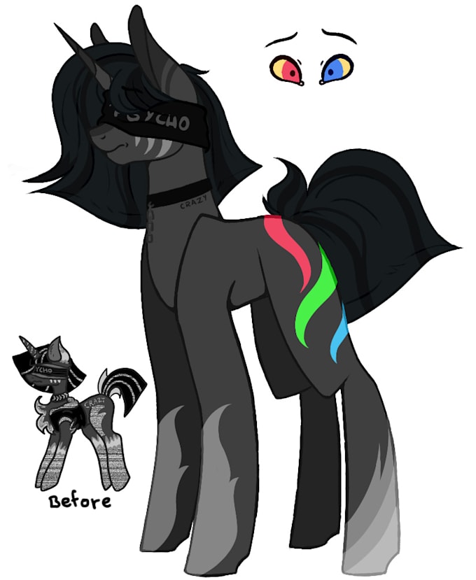 Redesign your my little pony oc by Songstardraws | Fiverr