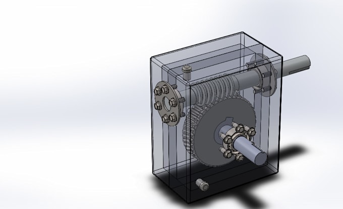 Create 2d design and 3d model of part using autocad and solidwork by ...