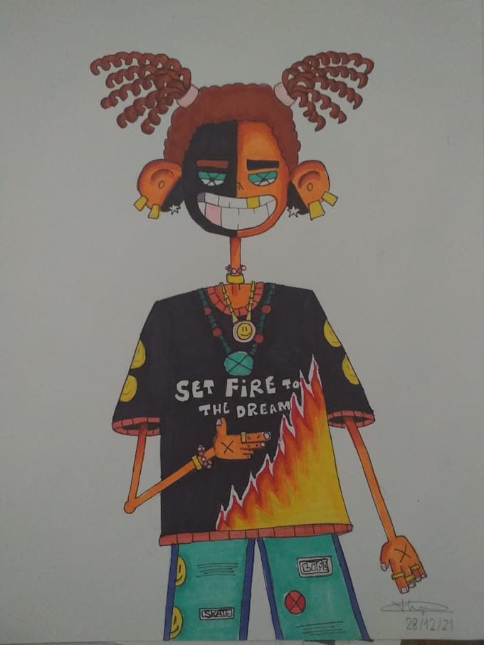 Create the unique and original illustrations by Lmeriml | Fiverr