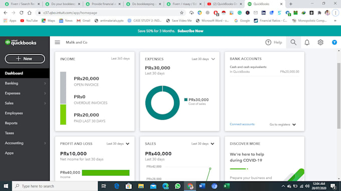 Do quickbooks online bookkeeping and data entry services by ...