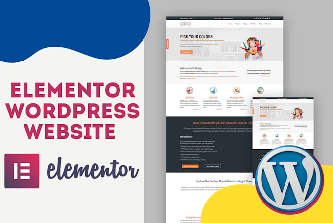 Do responsive wordpress website design using elementor pro by Mumu_ferdoushi | Fiverr