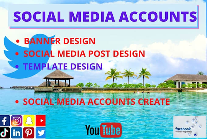 Create your social media account, social media post, banner, template ...