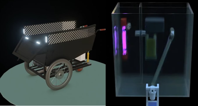 3d model your science project prototype by Ymnzaman | Fiverr