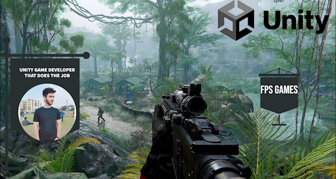 Make your unity fps 3d game for pc and mobile by Ahmad47pk1999 | Fiverr