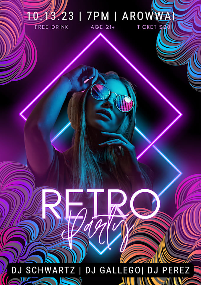 Create a creative unique flyer, poster, banner design by ...