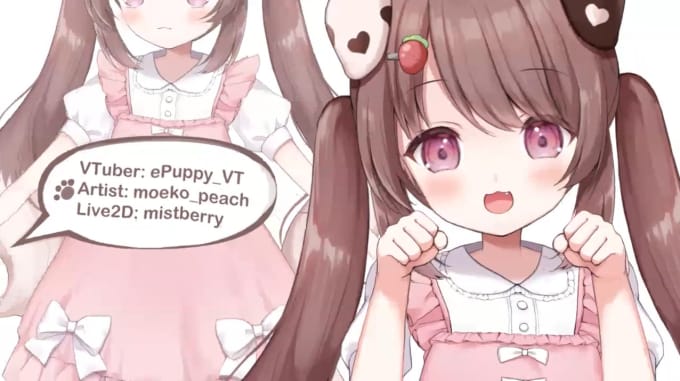 Rig your live2d vtuber character by Mistberry | Fiverr