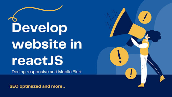 Develop responsive reactjs websites , landing pages and more by ...
