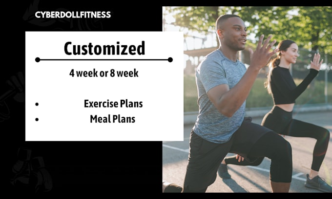 Customize a workout plan for your fitness goals by Arielmcbride | Fiverr