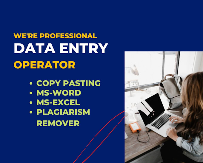 Do data entry, copy paste, typing, excel work by Nailaali992 | Fiverr