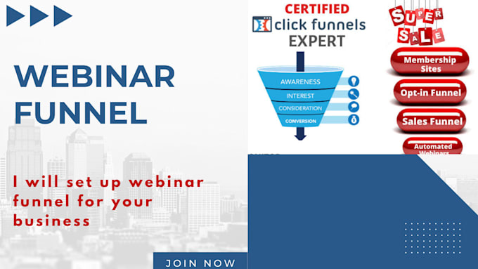 Set up webinar funnel for your business by Her_day | Fiverr