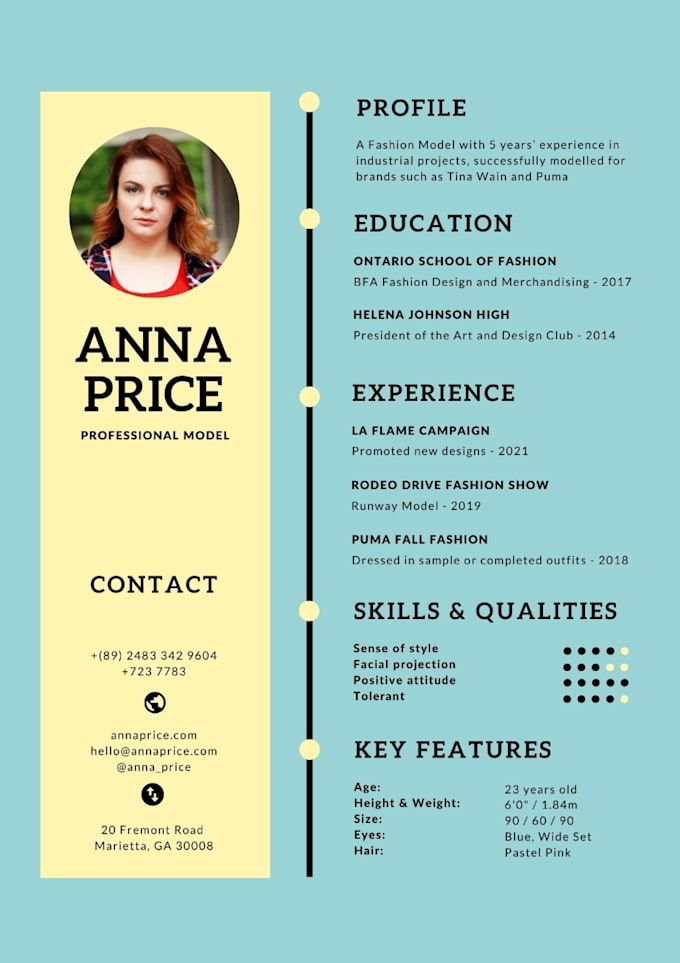 Design professional cv or resume by Zebikhan1 | Fiverr