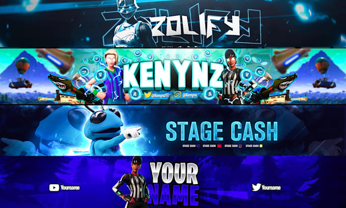 Create a fortnite banner,header,pfp by Ammarbekaar | Fiverr
