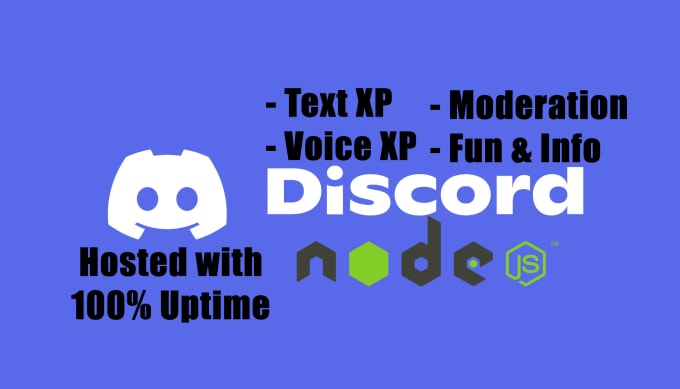 Create a custom discord bot with xp systems by Alexborden807 | Fiverr