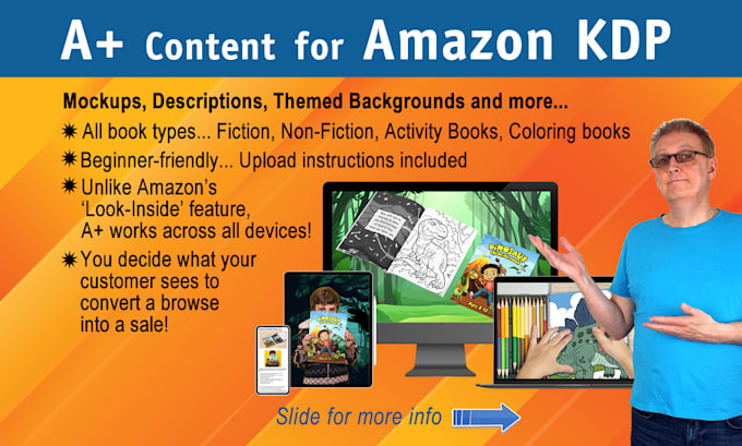Create engaging enhanced content for amazon kdp by Harryhayes2019 | Fiverr