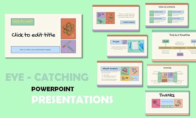 Provide a professional and eye catching powerpoint presentation by ...