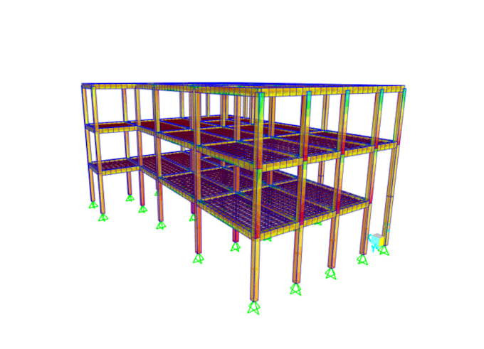 Do structural modeling using sap2000 and staadpro by Civilmix | Fiverr