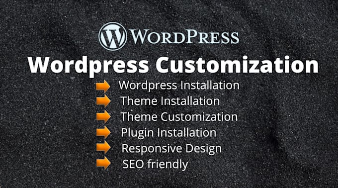 Setup wordpress, install theme and plugins, do customization by ...