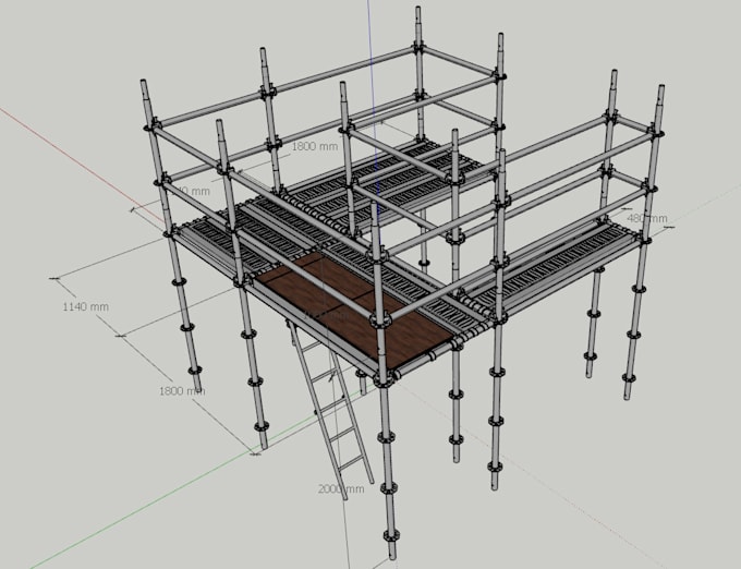 Design in 3d scaffolding for agency by Marco_boccalatt | Fiverr