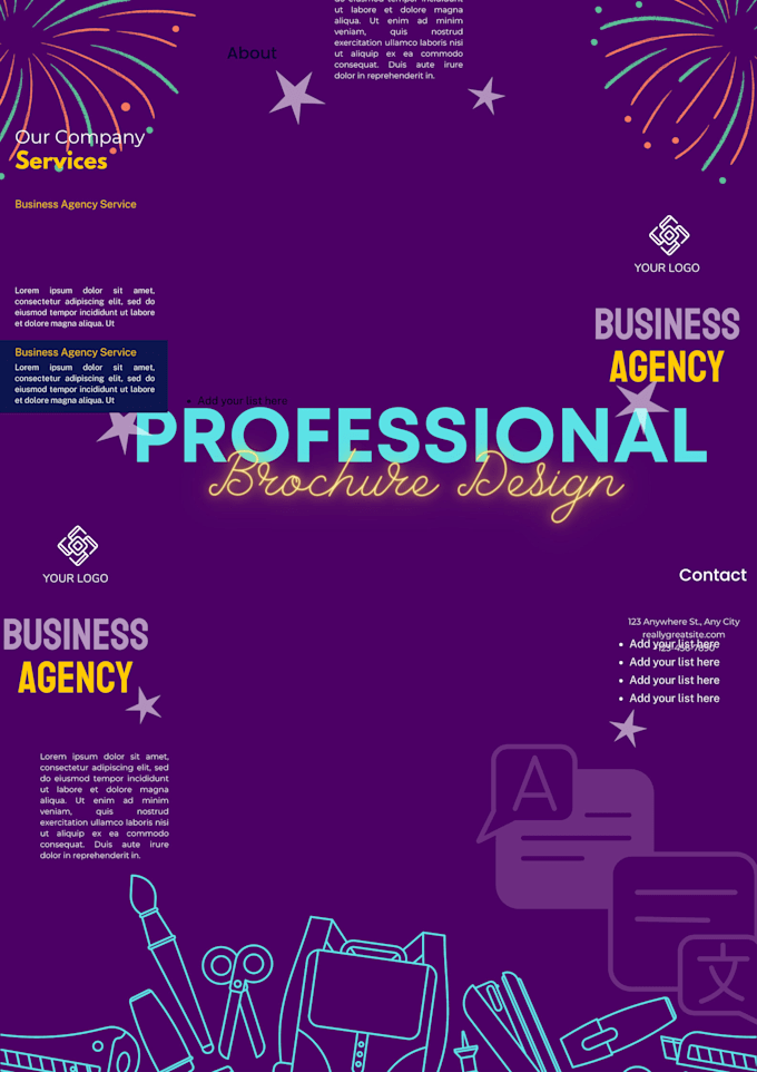 Provide professional level brochure designing by Mominaa_nazirr | Fiverr