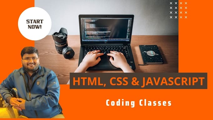 Teach you html, css and javascript by Abhichede777 | Fiverr