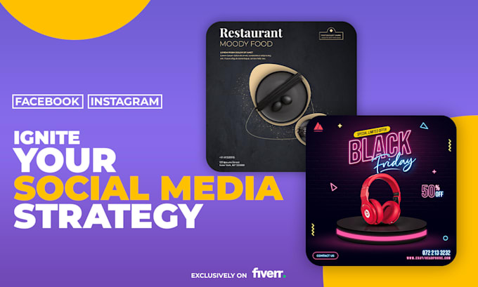 Design professional social media post facebook posts ads by Banda ...