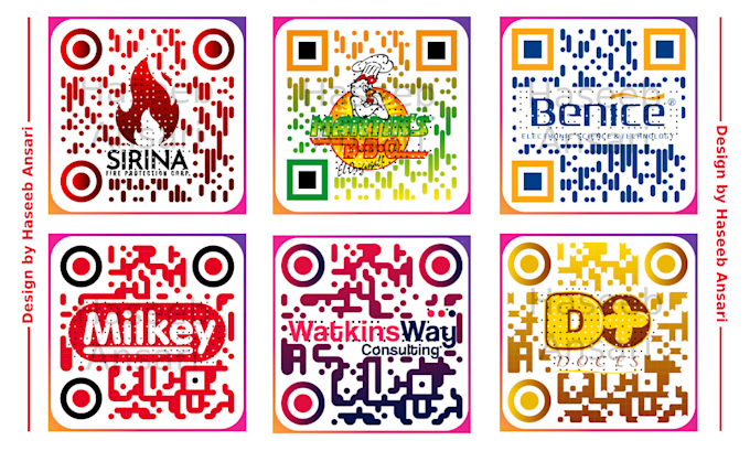 Design a custom qr code with your logo in vector ai svg by ...