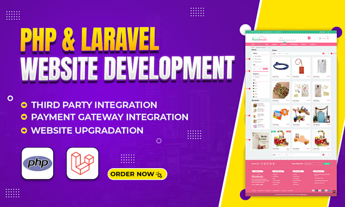 Develop a responsive website in php laravel by Zainaslam57 | Fiverr