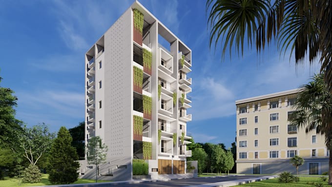 Design six story residential building by Najirhridoy | Fiverr