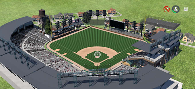 Create a stadium in mlb the show stadium creator by Ccclamchowder | Fiverr