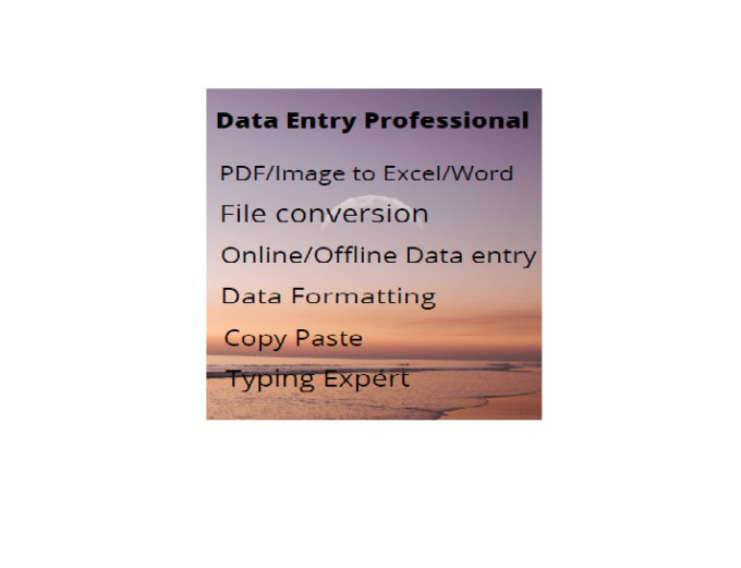 Data entry and word to excel pdf to word excel conversion by Rajasamiullahh | Fiverr