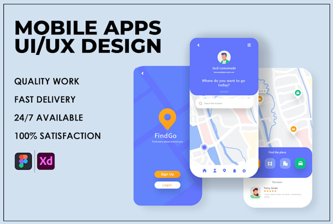 Design Mobile App In Figma With Clickable Ui Prototype By