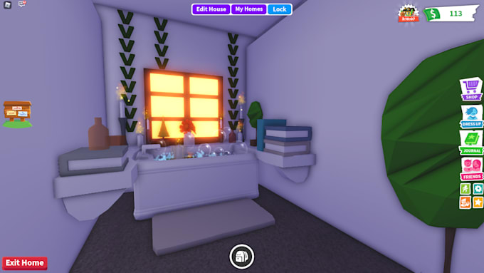 Make an advanced adopt me build in your house by Xanqtive | Fiverr