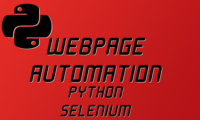 Write Scripts To Automate Webpages Using Selenium And Python By Subxero Fiverr
