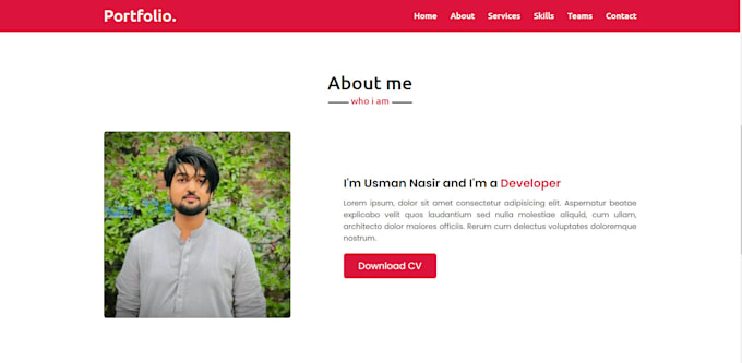Do html css javascript react next js project by M_usmancod | Fiverr