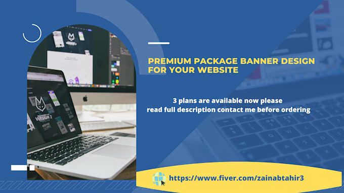 Design website banners and business cards by Zainabtahir3 | Fiverr