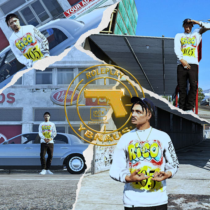 Create a custom logo and banners for your fivem server by Oscarbwa | Fiverr