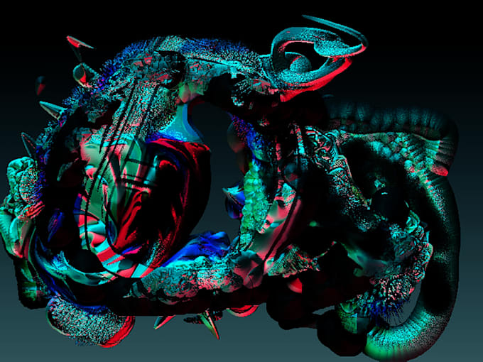 Create super abstract, fan, portrait art for you by Nauteus_newar7 | Fiverr