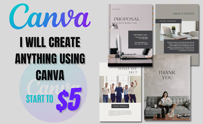 Create the best design for your business using canva by Studio_designed ...
