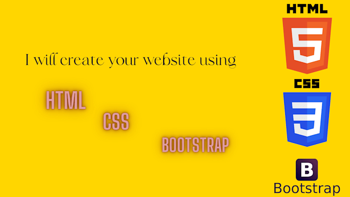 Create your website using html, css and bootstrap by Hamaddeveloper1 ...