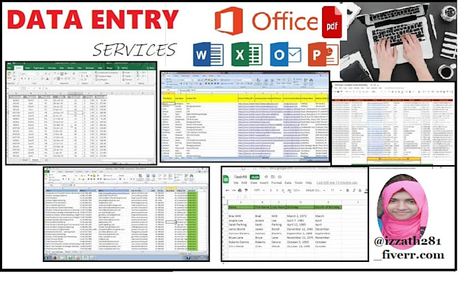 Do data entry ,typing ,copy paste,pdf,ect by Izzath281 | Fiverr