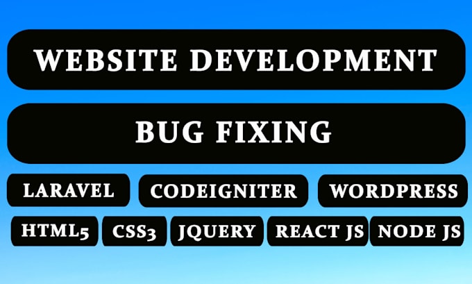 Fix php mysql html css jquery reactjs bug by Samadkhan238 | Fiverr
