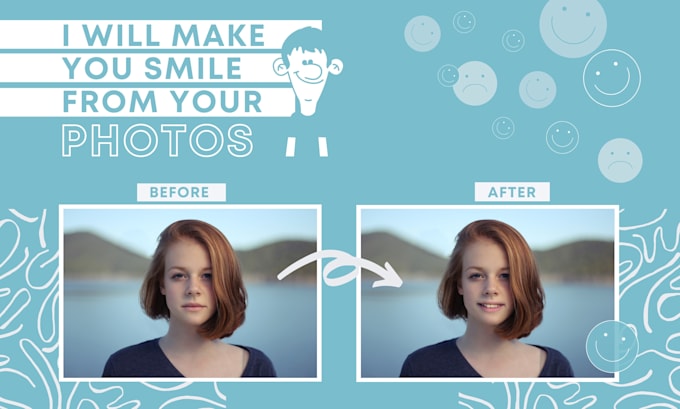 Add smile to any photo by Odd_jobman | Fiverr