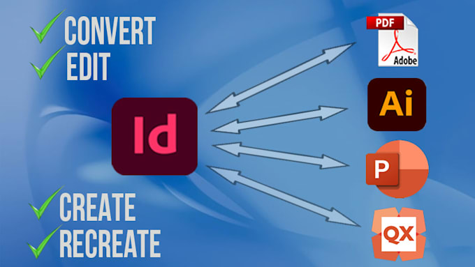 Convert quark, illustator, powerpoint, pdf to indesign by Roman ...