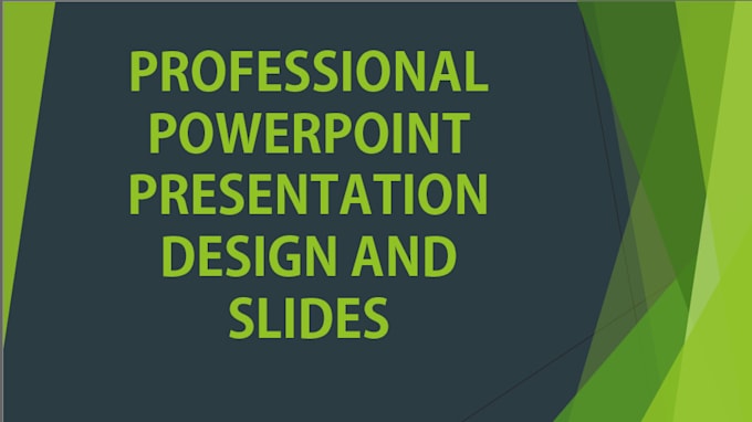 Design a professional powerpoint slide by Davirez | Fiverr