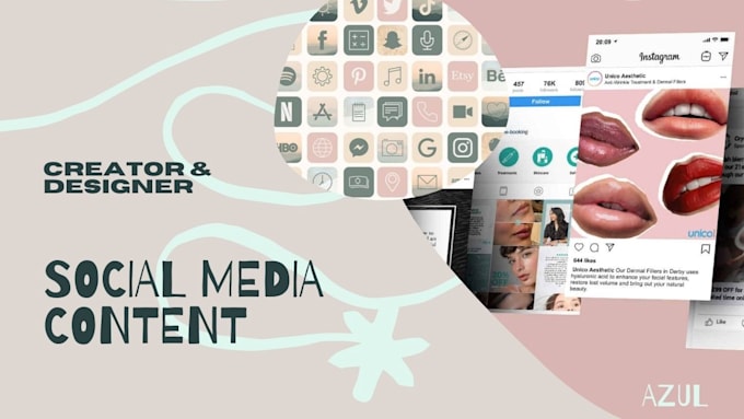 Create fun social media content for your accounts by Azul_aless | Fiverr